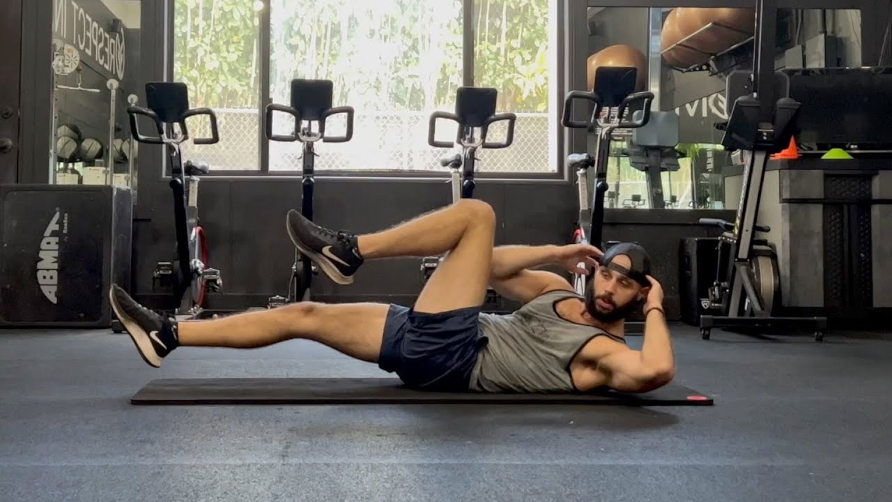 Bodyweight - Bicycle Crunch (with option) - YouTube