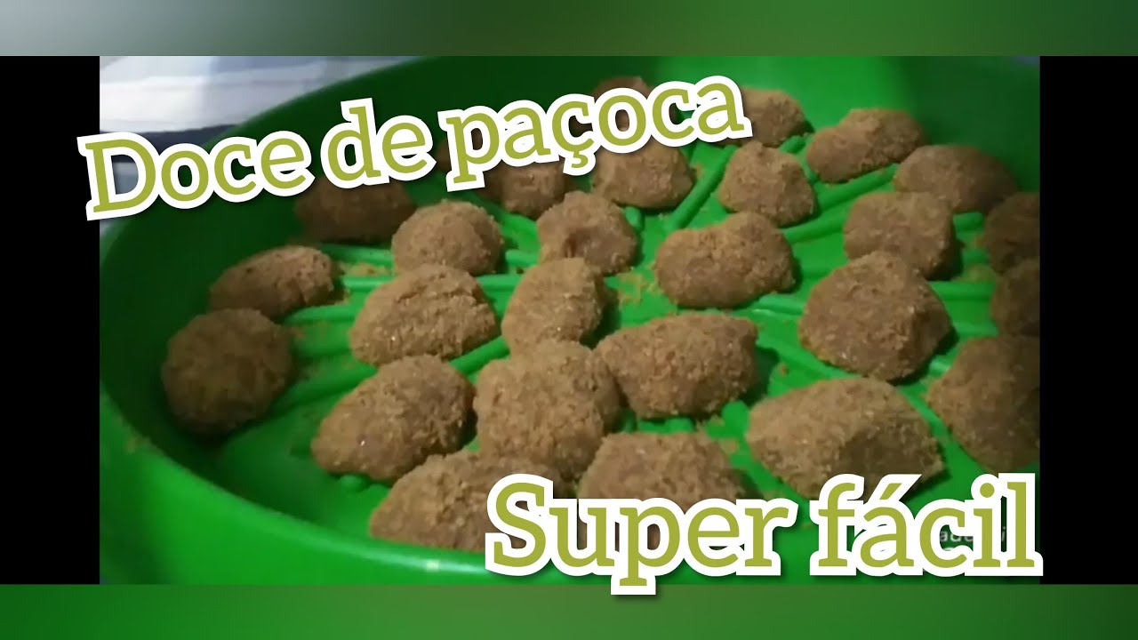 Doce de paçoca// receita super fácil #monitododia - YouTube