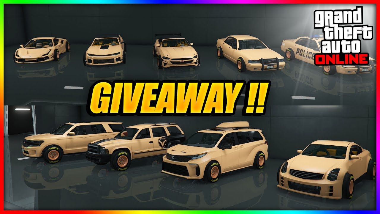 🚗 GTA 5: GRAB YOUR FREE MODDED DLC CARS NOW! MODDED CARS GIVEAWAY (XBOX ...