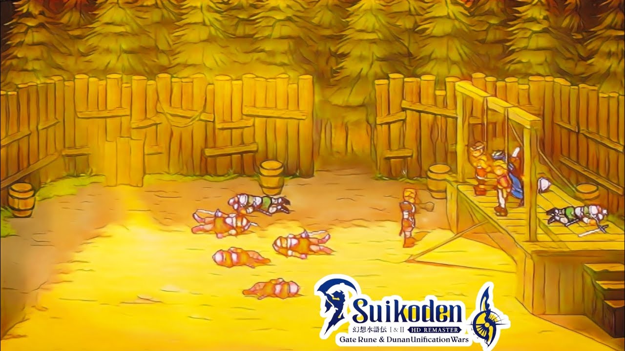 SUIKODEN 2 HD REMASTERED || Escape from Kyaro Town - YouTube