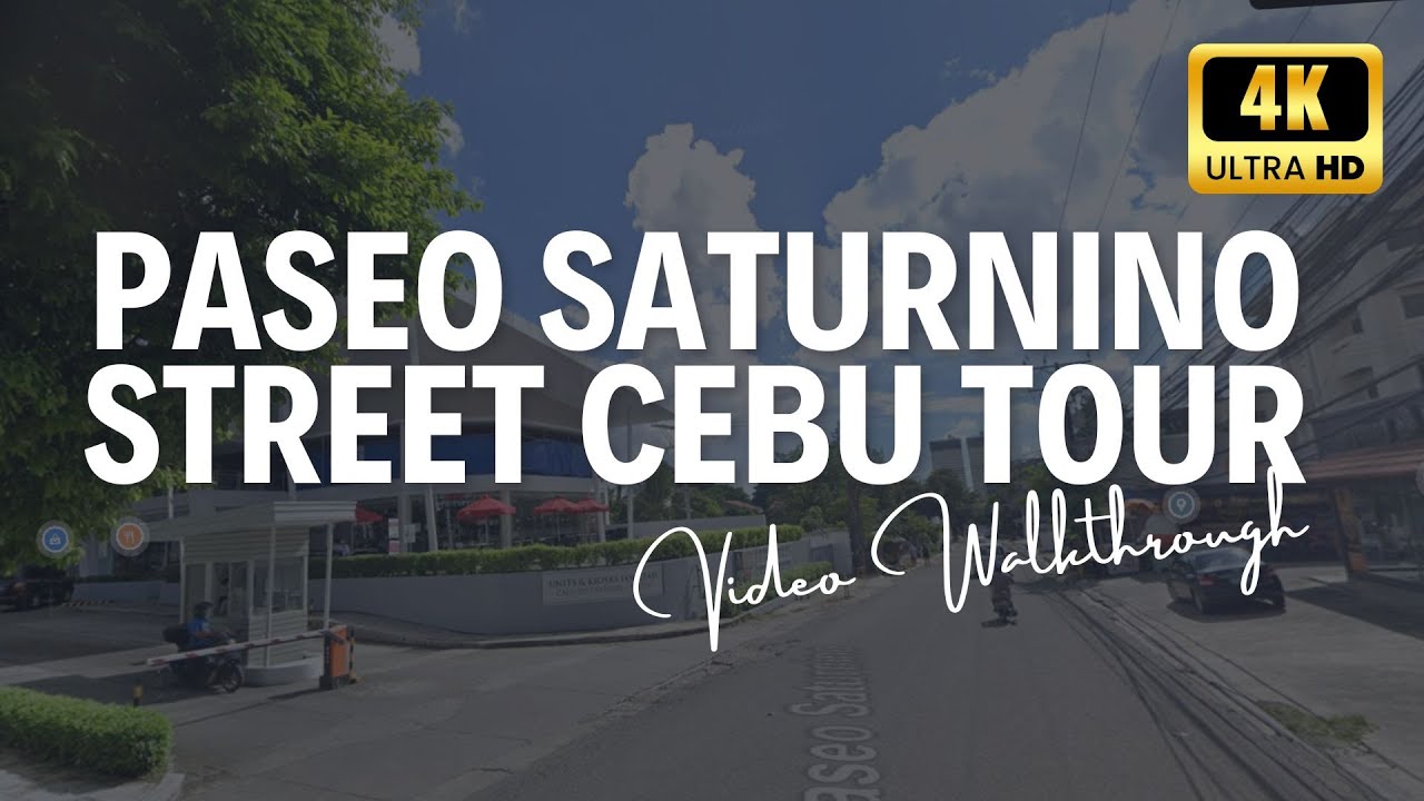 Take a Virtual Stroll Along Paseo Saturnino, Maria Luisa Road, Cebu [4K ...