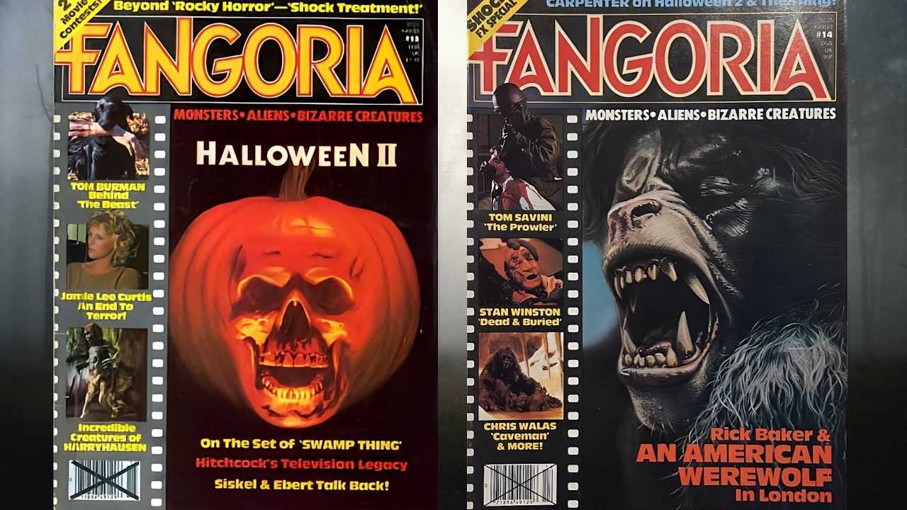 Classic 80's Fangoria Horror Magazines Episode 1 - Halloween II ...