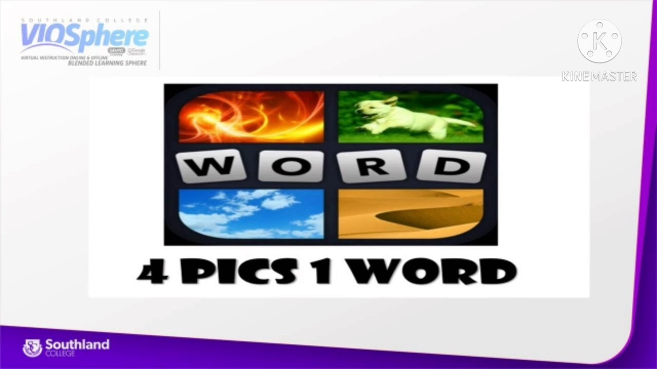 4 PICS, 1 WORD GAME - YouTube