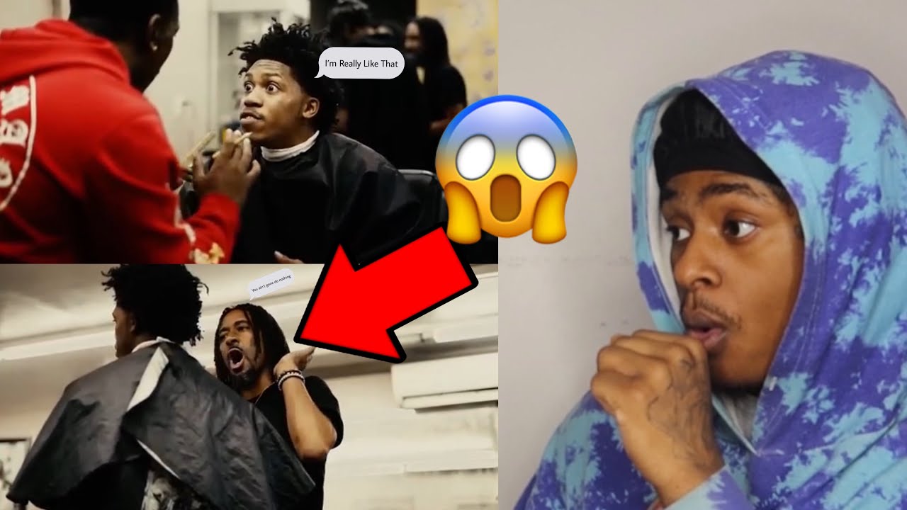 NBA YOUNGBOY OPP LIL RYE GETS PRESSED BY AN OLD HEAD AT A BARBERSHOP ...