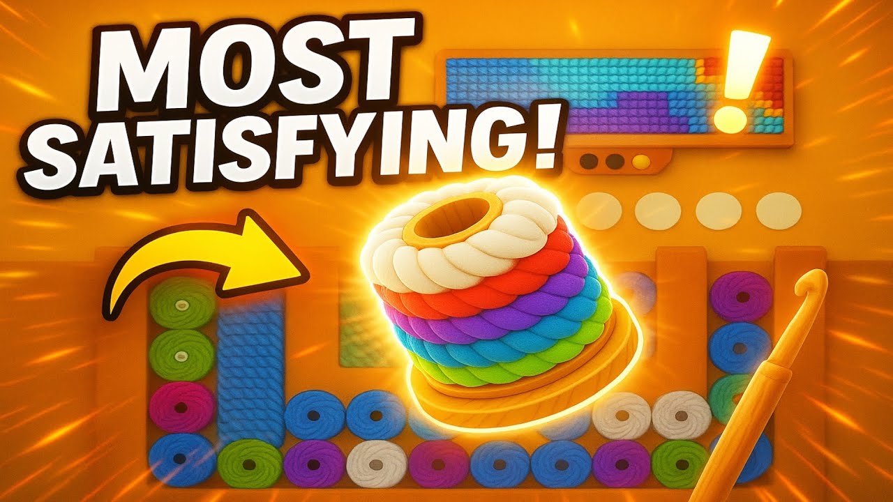 Wool Jam: Hole Puzzle Gameplay Walkthrough — Color Sort to Win! - YouTube