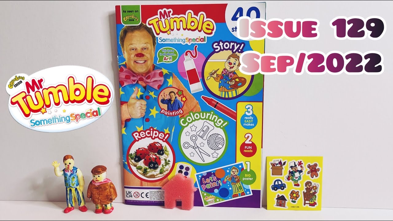 Mr Tumble magazine , issue 129, Sep/2022, paint set 🎨🖌👨‍🎨 - YouTube