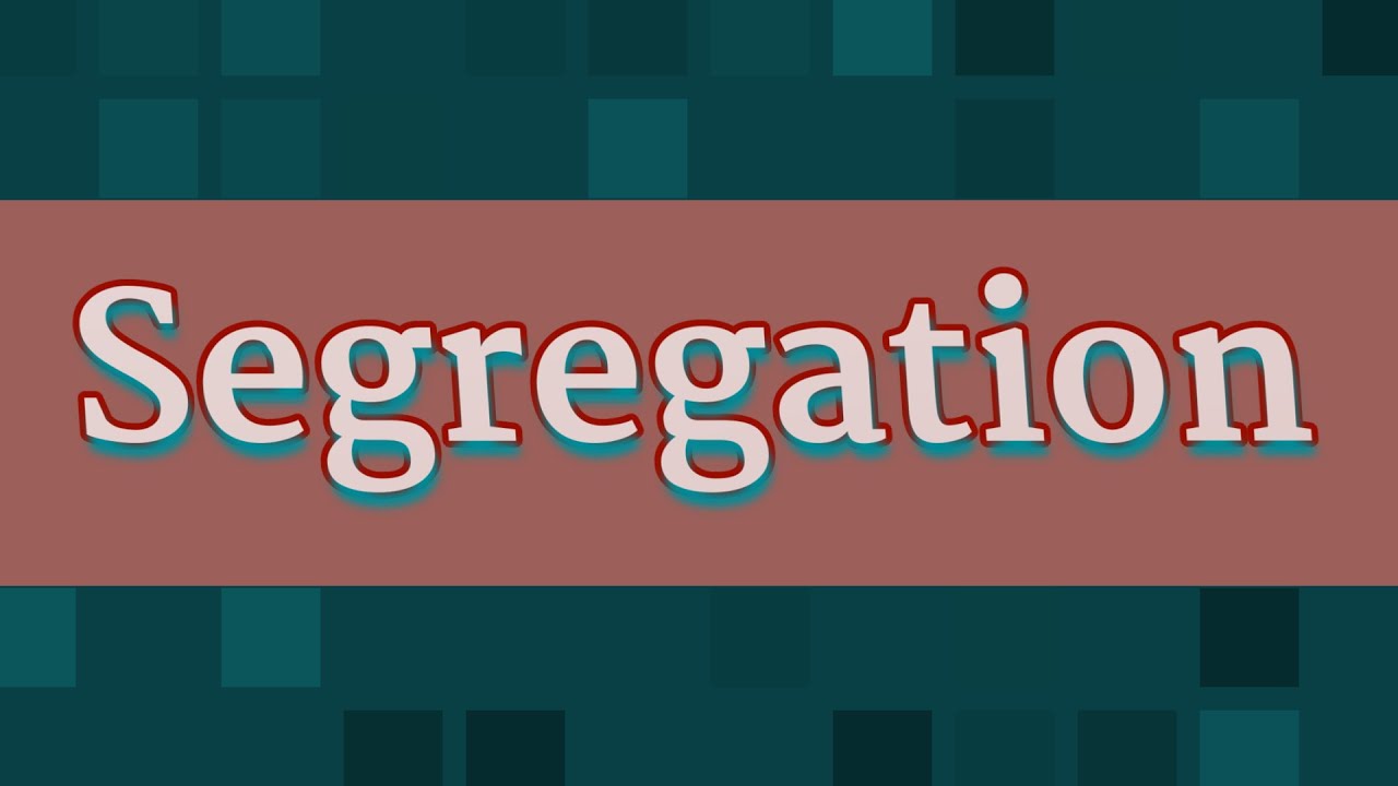 SEGREGATION pronunciation • How to pronounce SEGREGATION - YouTube