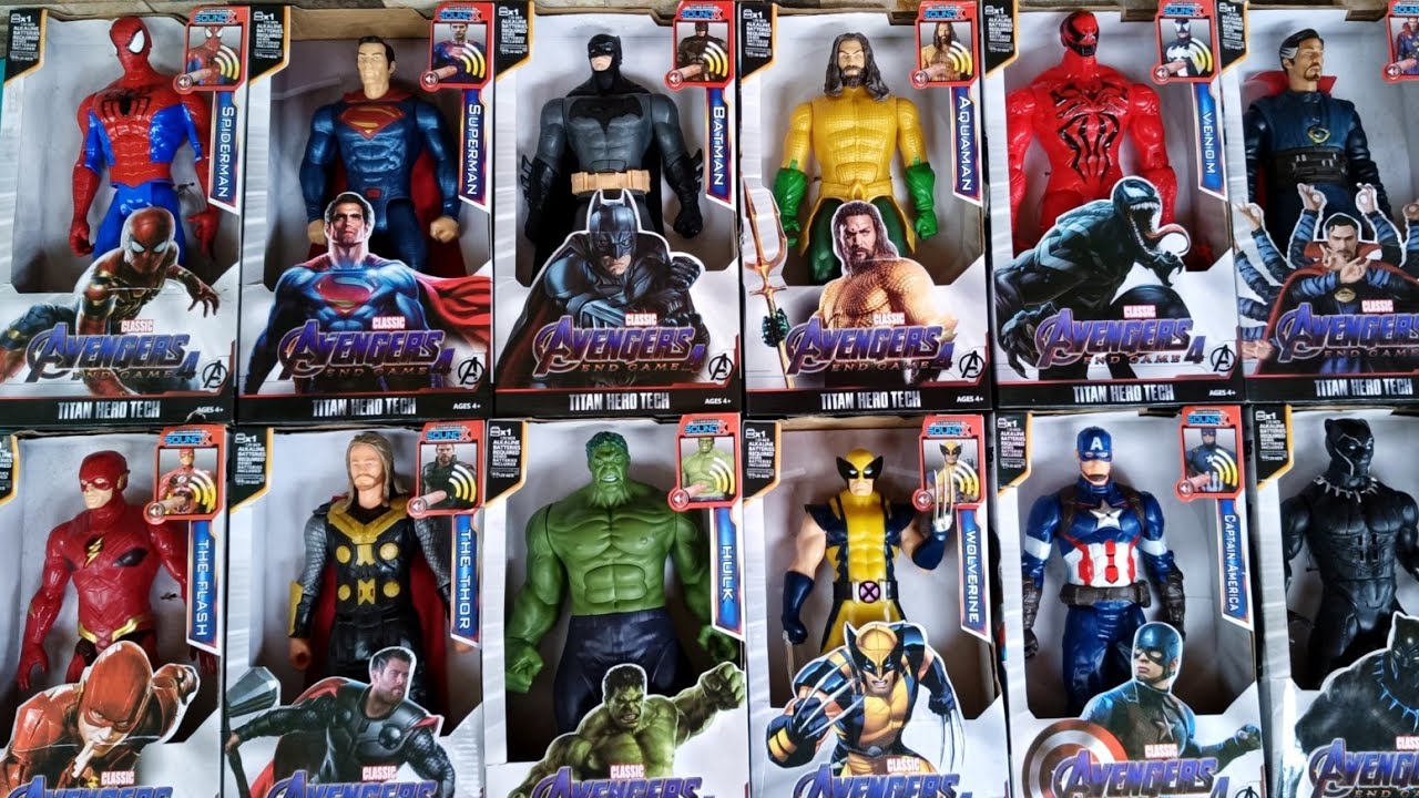 Avengers toys/action figures/unboxing/Cheap Price/Spiderman,Hulk ...