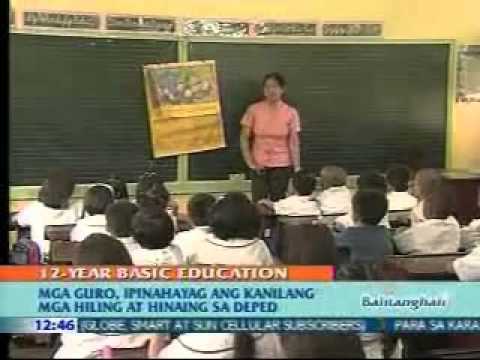 QTV  Teachers oppose 12 year basic education plan   Video   GMANews TV   Official Website of GMA News and Public Affairs   Latest Philippine News2