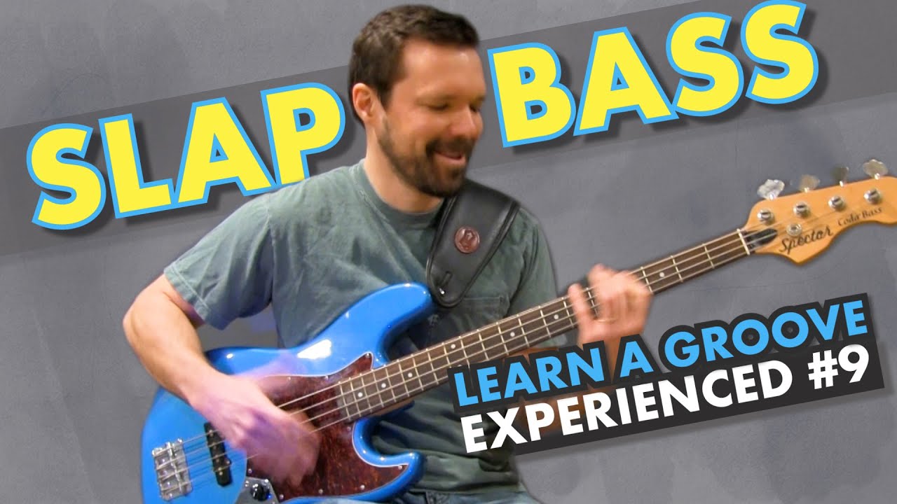 SLAP BASS LESSON: Experienced Groove #9 (with TAB) - YouTube
