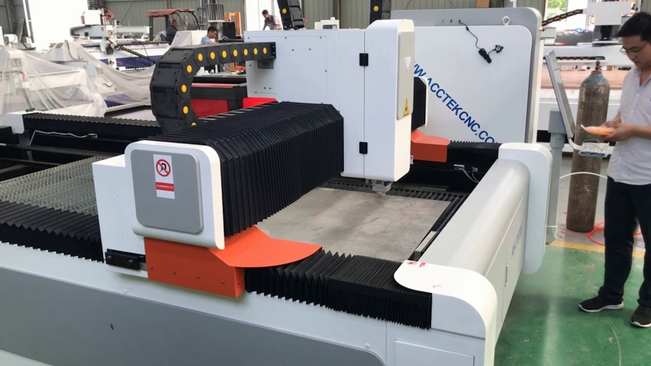 1000w laser cutting machine with exchangeable table AKJ1530FR-1000 ...