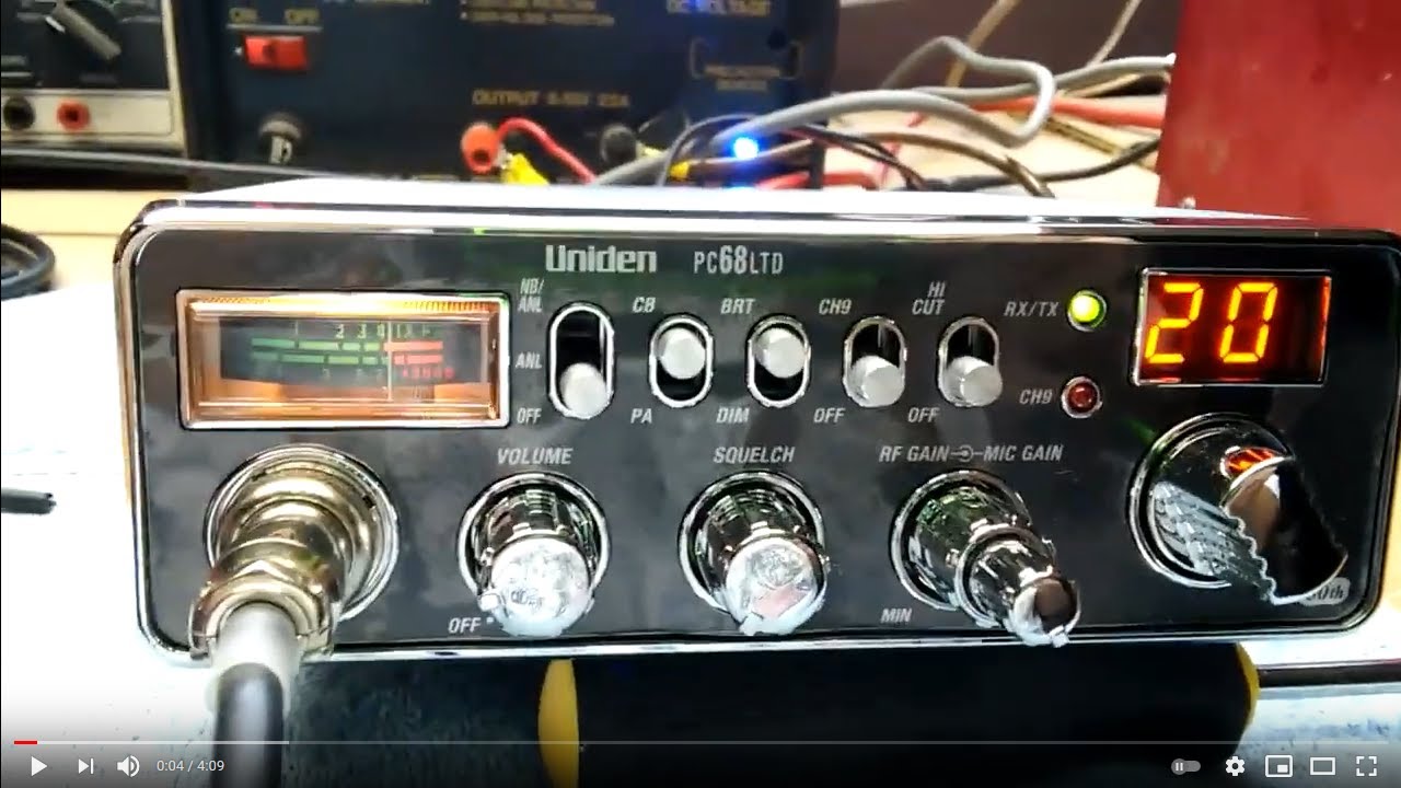 Uniden PC 68 50th Anniversary Edition CB Radio - YouTube