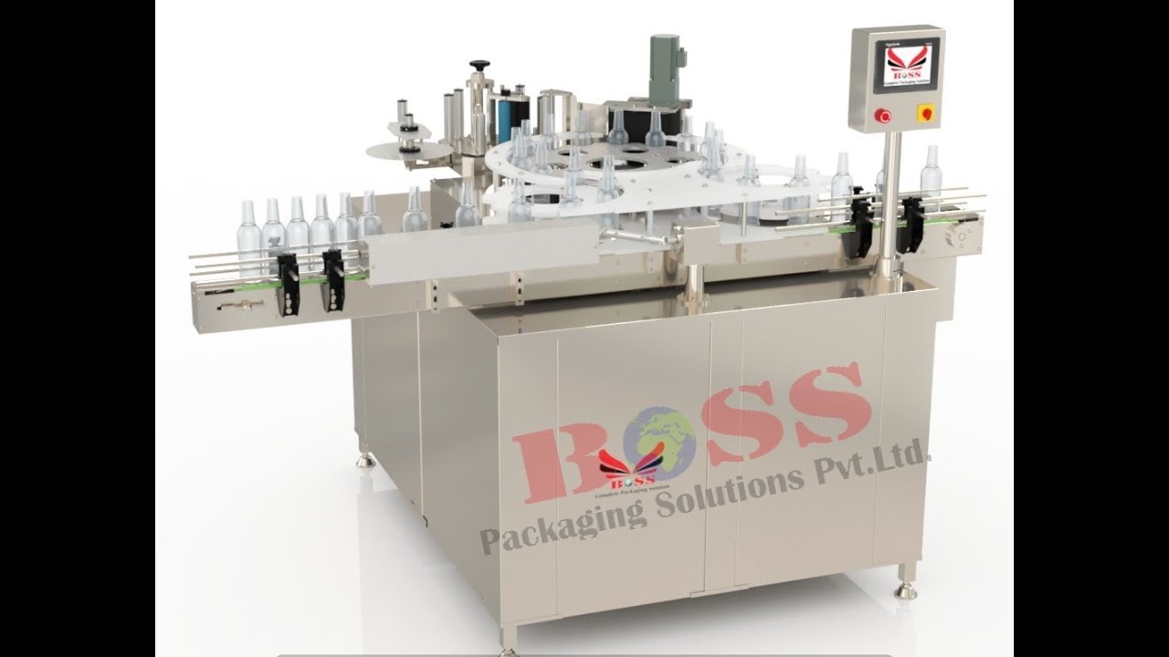 High speed rotary Labeller - YouTube