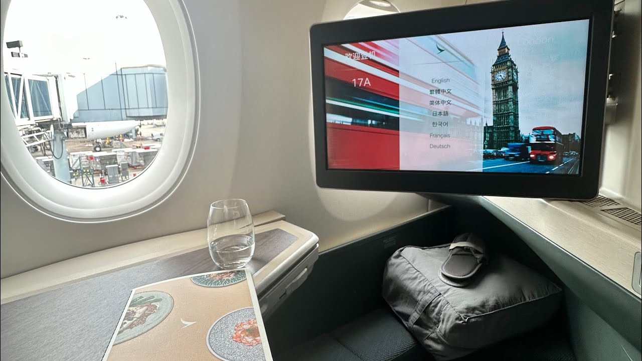 Review Cathay Pacific Business Class from Hong Kong to London and ...