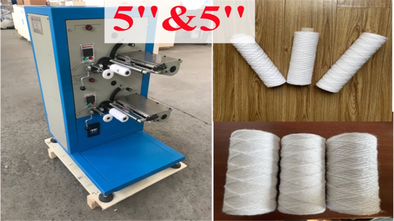 5‘’&5‘’ Winding filter machine/thread candle filter machine/Yarn string ...