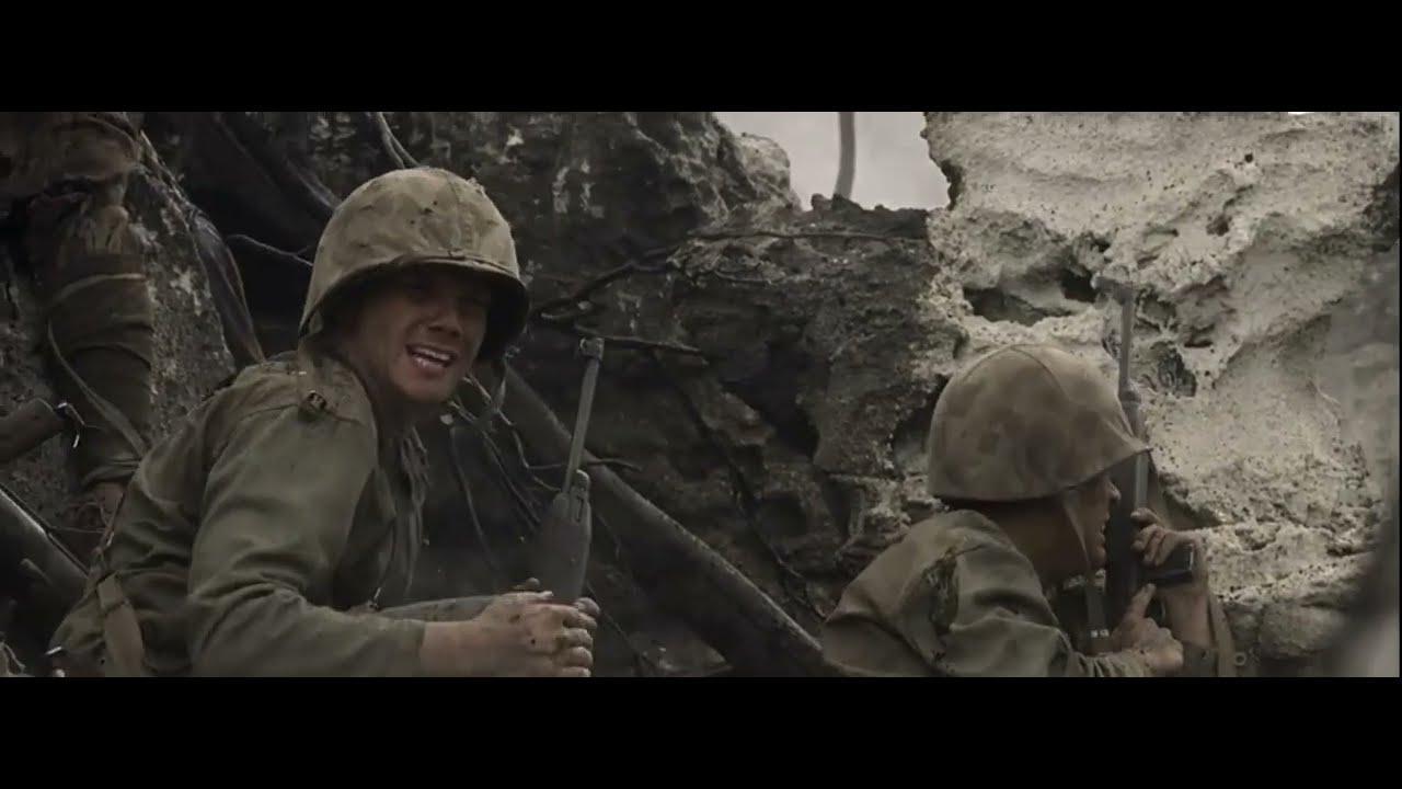 The Pacific: Sledge get the stretcher up here now - YouTube