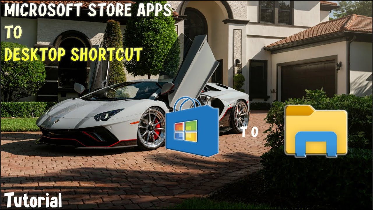 How to add Microsoft apps to desktop as shortcut in steps Tutorial ...