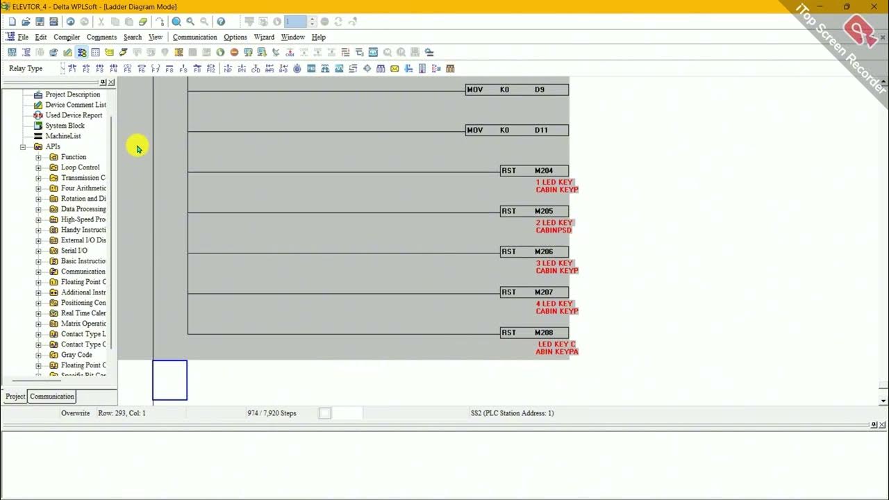 DELTA PLC [ ELEVATOR PART-19 ] PROGRAMMING - YouTube
