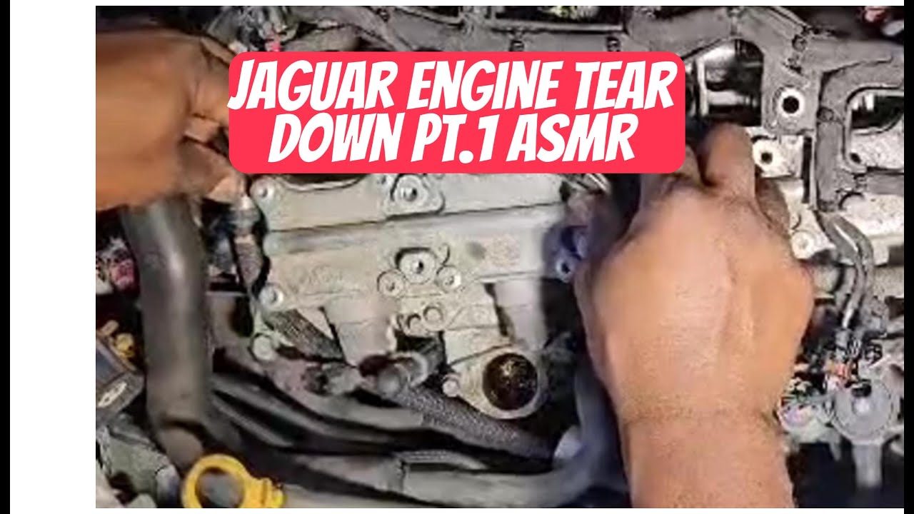 Jaguar engine tear down ASMR - YouTube