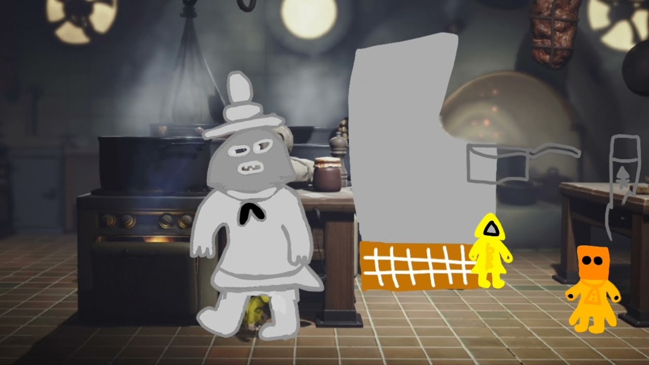 Little nightmares 2 mono meets the twin chefs Animation - YouTube