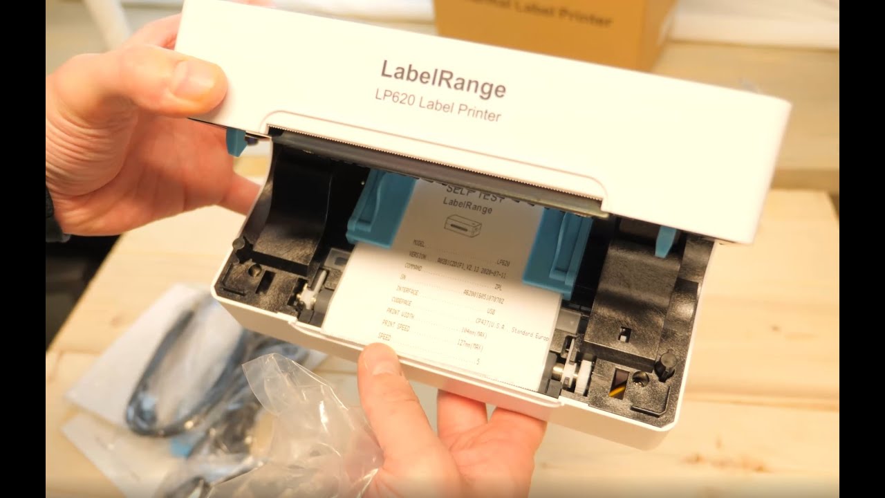 LabelRange LP620 Label Printer and RBHK 4" x 6" Direct Thermal Labels ...