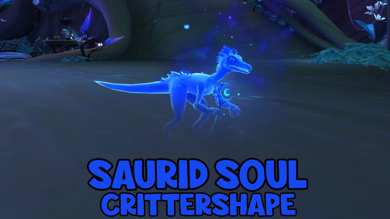 WoW Shadowlands 9.1.5 - Saurid Soul Crittershape | Night Fae - YouTube