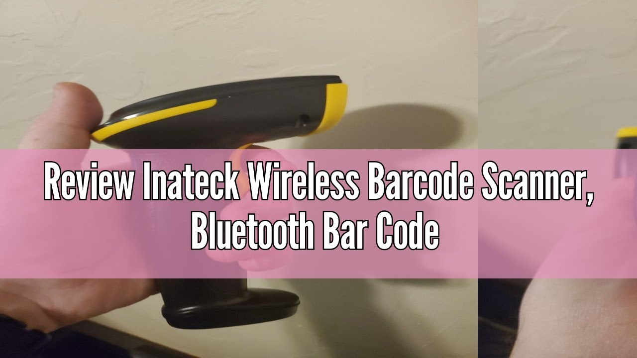 Review Inateck Wireless Barcode Scanner, Bluetooth Bar Code Scanner, 1D ...