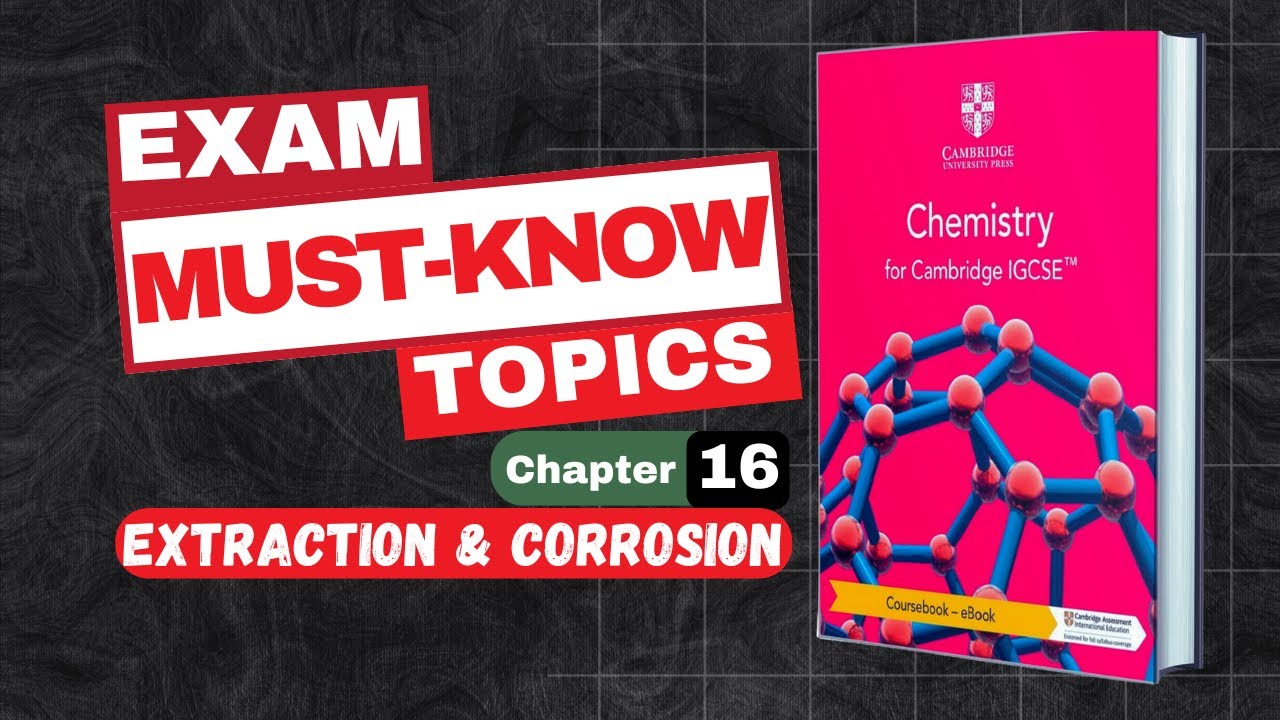 IGCSE Chemistry 0620 | Common Chapter 16 Extraction and corrosion of ...