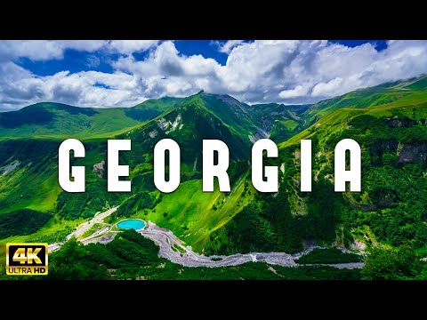 FLYING OVER GEORGIA (4K UHD) - Relaxing Music With Stunning Beautiful ...