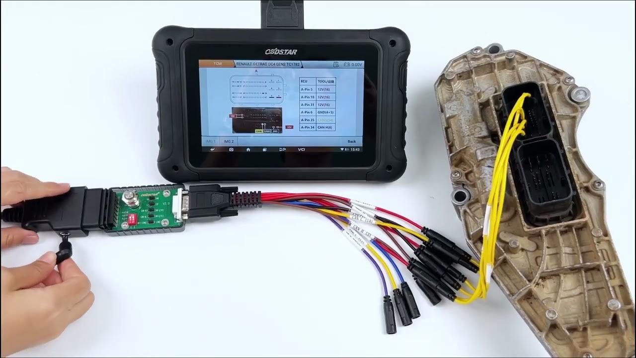 OBDSTAR DC706 Read and Write Renault GETRAG DC4 Gen2 TCM- OBDII365 - YouTube