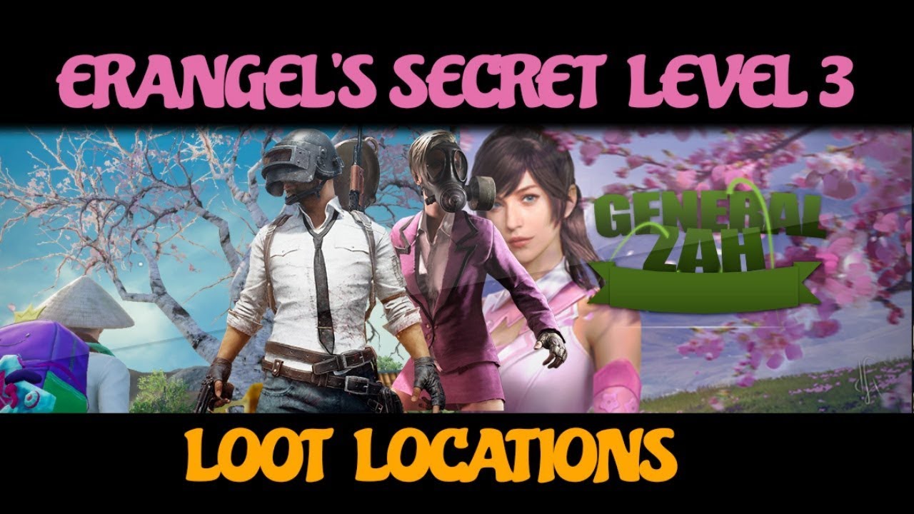 Erangal's 6 Secret Level 3 Loot Locations | Cherry Blossom Tree | PUBG ...
