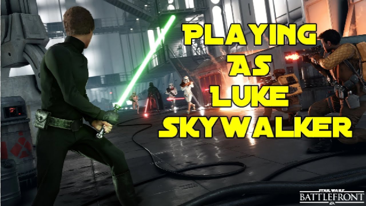 Playing as Luke Skywalker in Star Wars: Battlefront (Strategy Guide and ...
