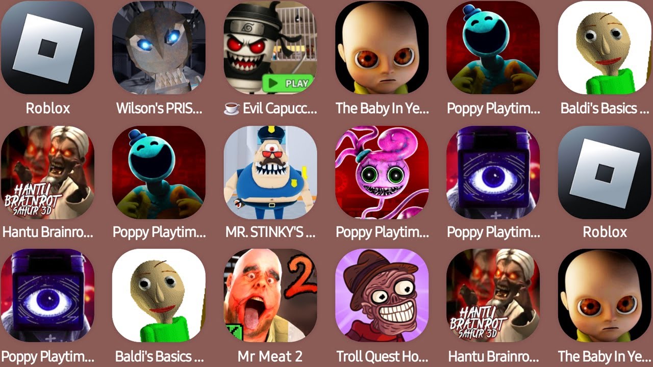 Roblox,Wilson's Prison,Evil Capuccino Assassino Prison Run, The Baby In ...