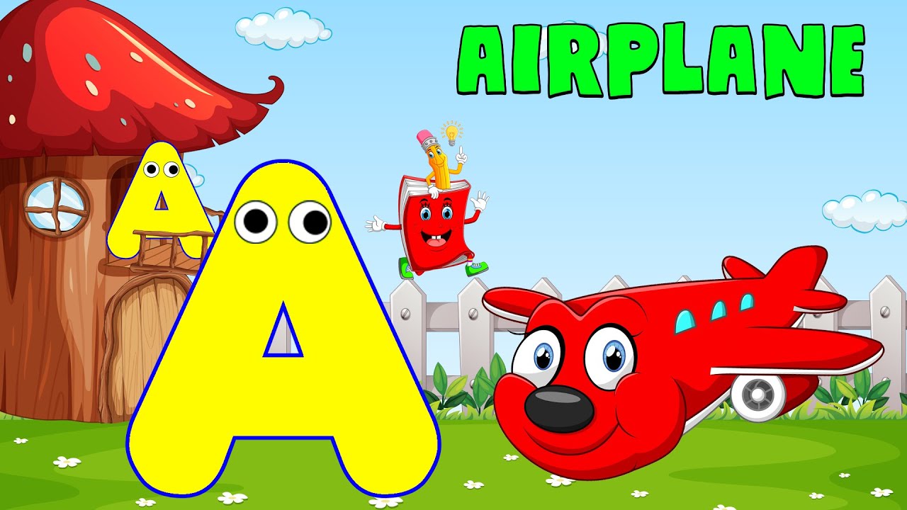 ABC Learning For Kindergarten | A to Z Words | Alphabets | Kids ABC ...