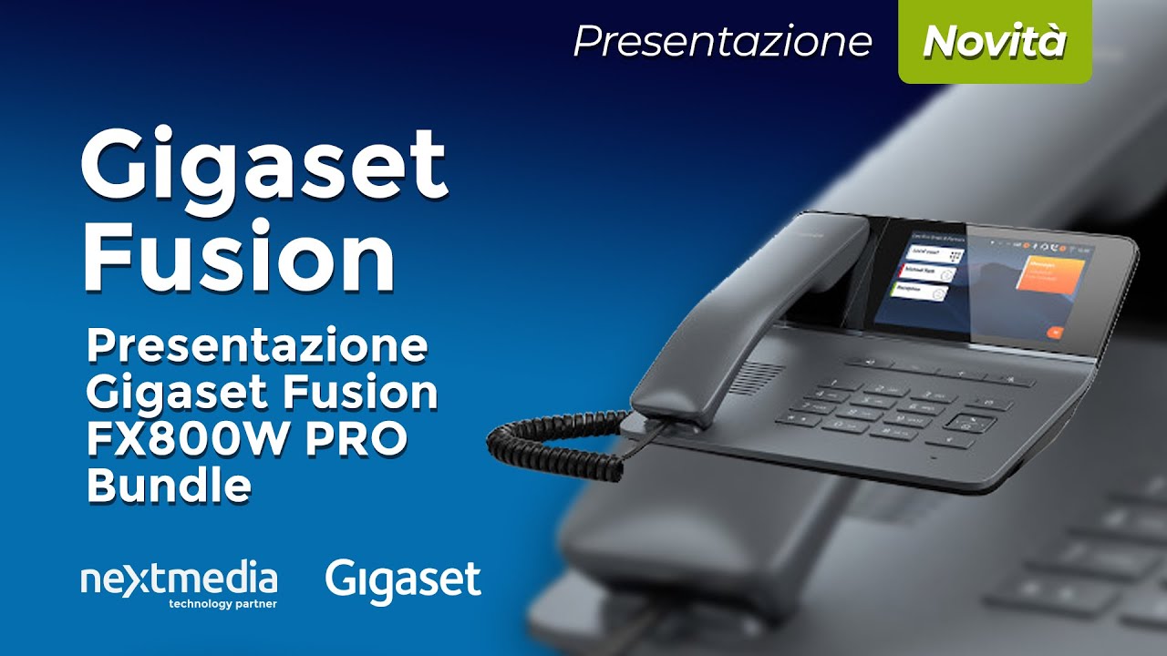 NEXTMEDIA PRESENTA | Gigaset Fusion - FX800W PRO Bundle - YouTube