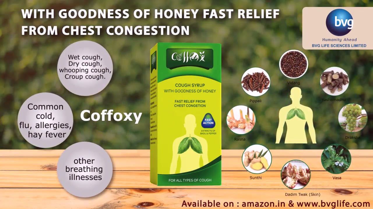 Coffoxy Cough Syrup - With Goodness Of Honey - YouTube