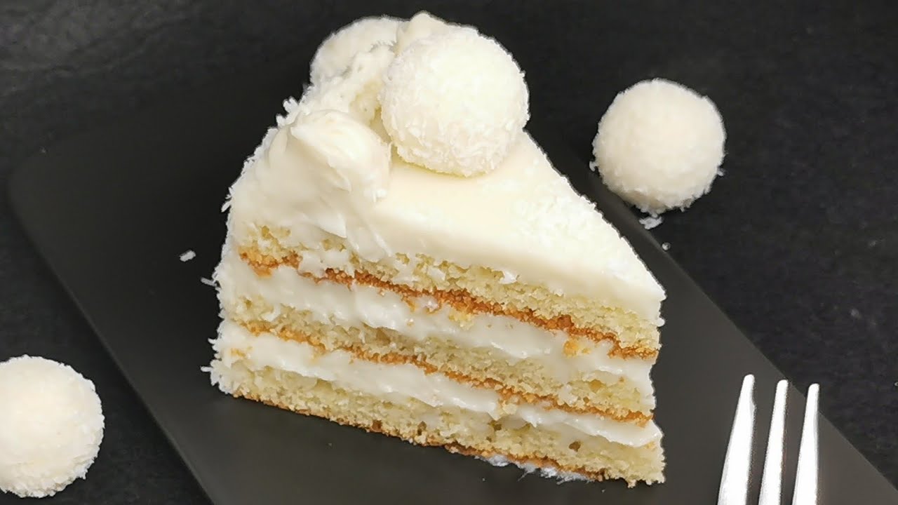 La mejor tarta a la sarten con una crema suave de coco | Te vas a ...