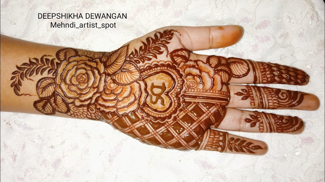 Viral Floral Mehndi Design || Simple Mehndi Design #mehandi - YouTube