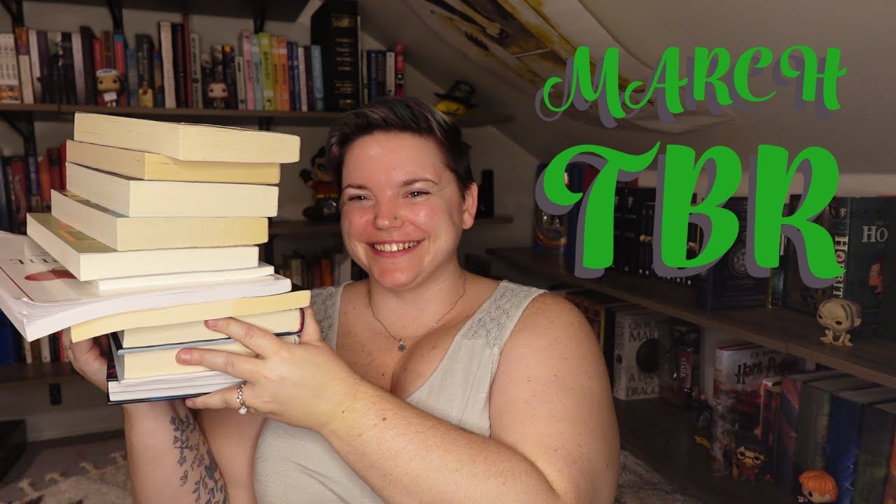 MARCH TBR // my most chaotic TBR yet // TBR Pursuit game - YouTube