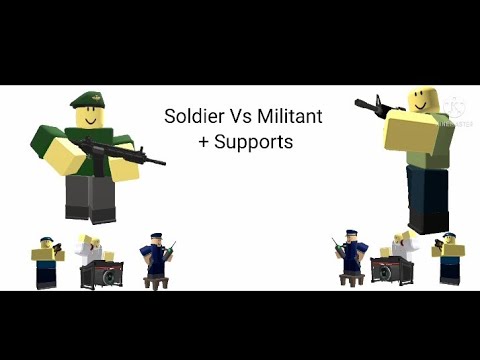 Soldier vs Militant [Who is better] Tds Roblox Gameplay. - YouTube