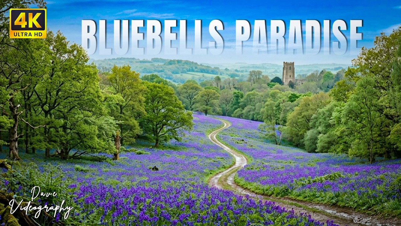Aqualate Mere Nature Walk | Cinematic Bluebells & Tranquil Lake Scenery ...