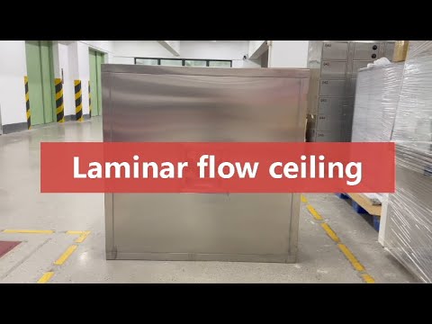 Laminar flow ceiling: protect health and improve air quality - YouTube