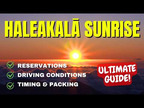 Haleakala Sunrise Maui How To - Reservations,  Packing & Other Tips Hawaii Crater