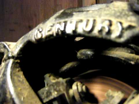 Century Motor, Antique RSIR Electric Motor - YouTube