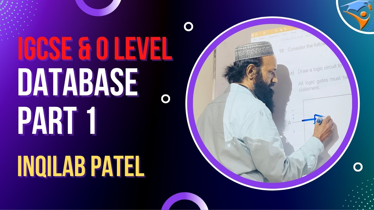 Database Part 1 For O Level And Igcse Computer Science By Inqilab Patel 0607