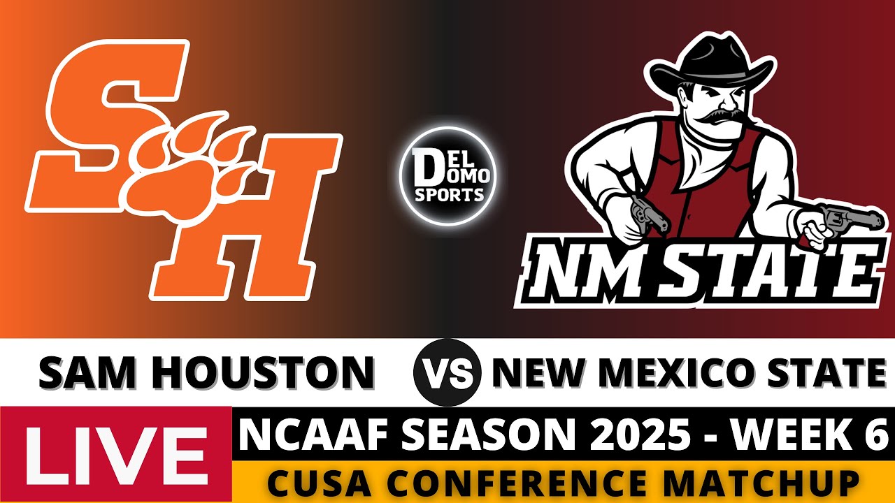 SAM HOUSTON VS NEW MEXICO STATE 🏈 NCAAF COLLEGE FOOTBALL WEEK 5 - OCT ...