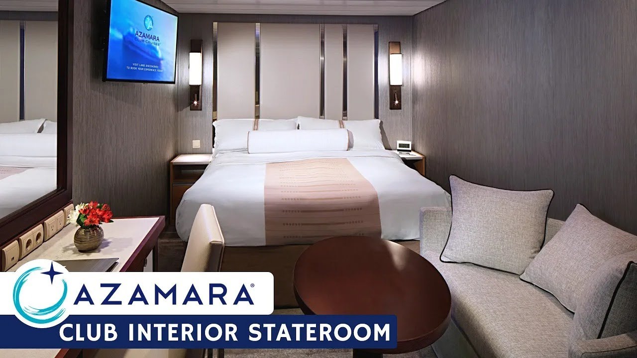 Azamara Pursuit | Club Interior Stateroom Walkthrough Tour & Review 4K ...