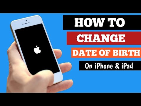 How to change date of birth on apple id (change your age iCloud id ...
