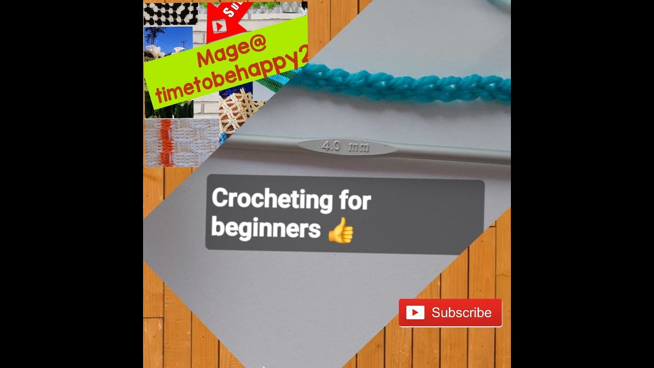 Basic crochet stitches for beginners! - YouTube