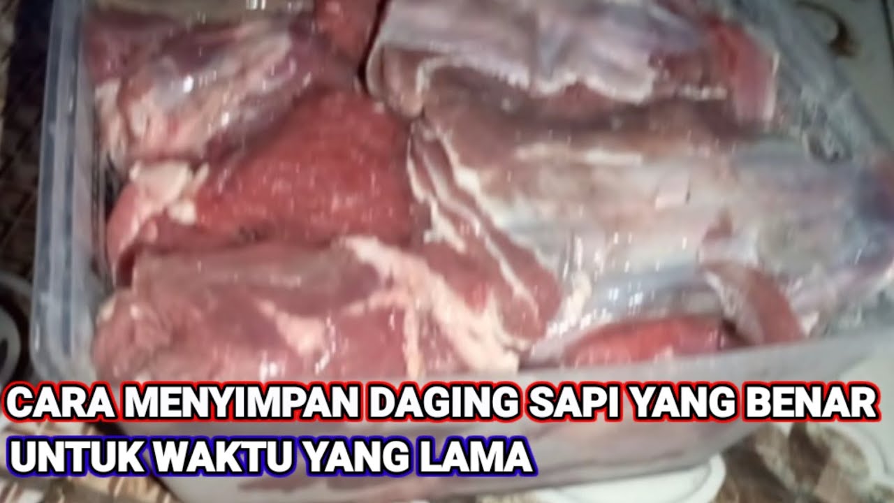 cara menyimpan daging sapi mentah di kulkas yang benar agar tahan lama ...